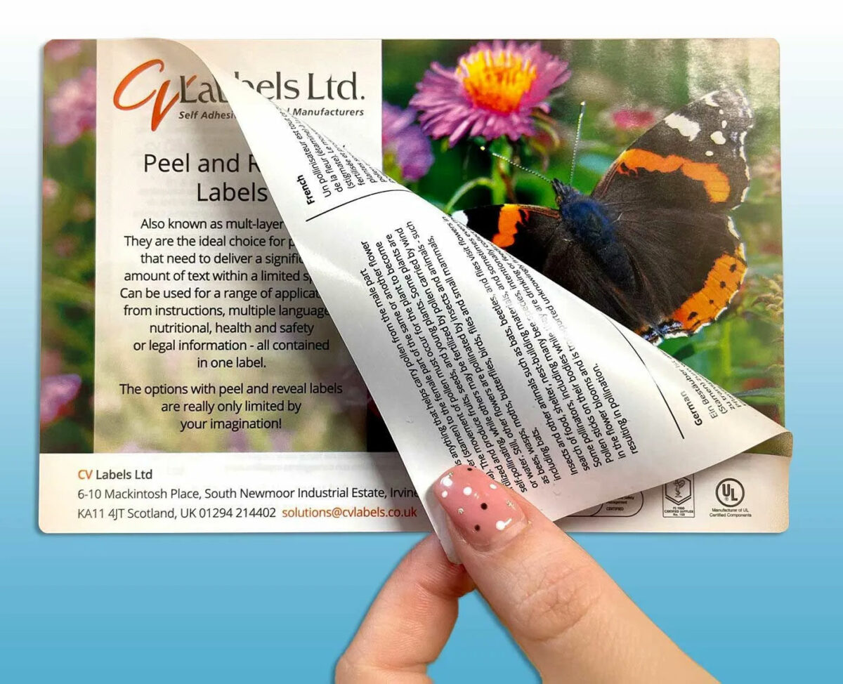 Peel and Reveal Labels - CV Labels